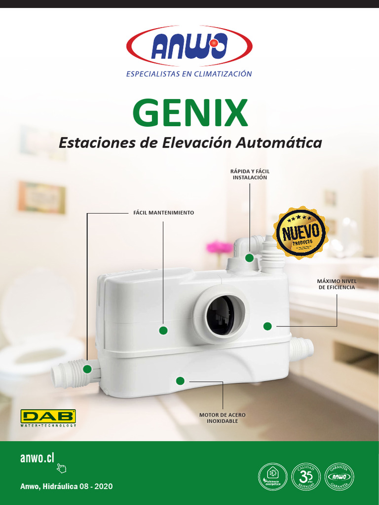 Original Ficha GENIX ANWO | PDF | Acero | Ingeniería mecánica