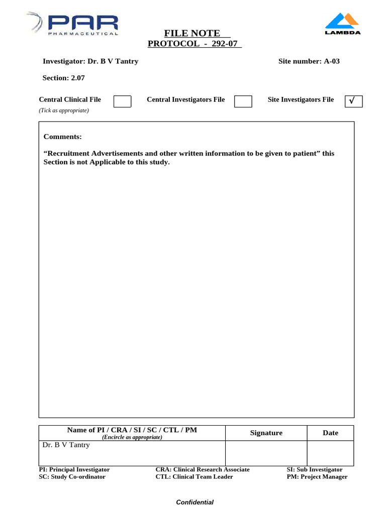 Note to File- 292-07 | PDF | Health Care | Academia