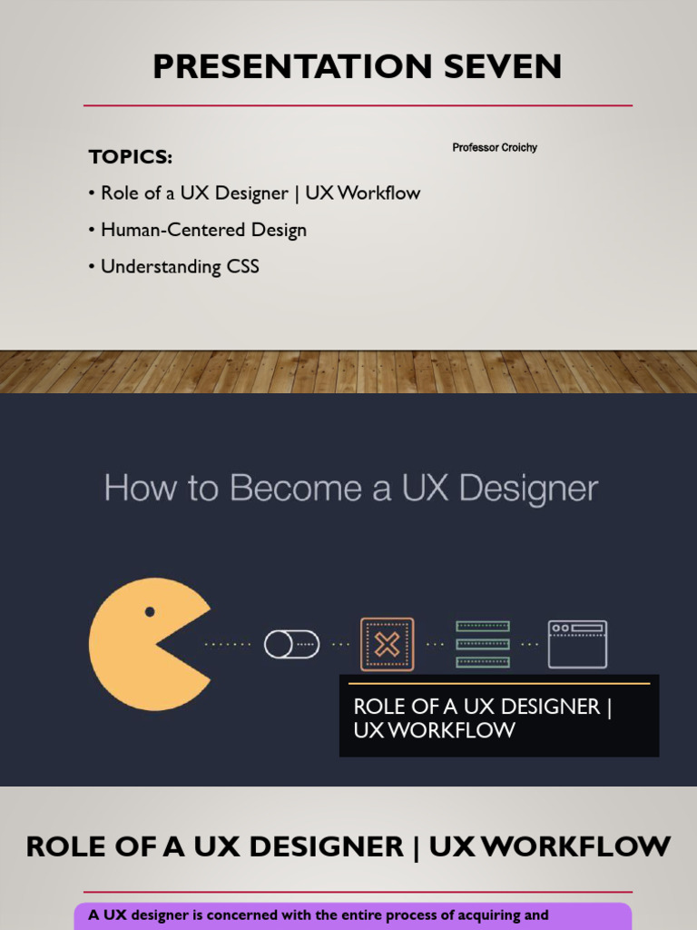 Presentation 7 - Role of A UX Designer, HCD & Understanding CSS | PDF | World Wide Web ...