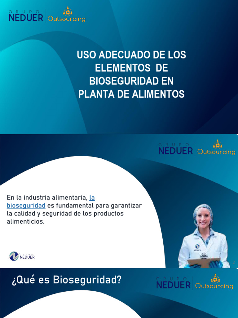 Bioseguridad en Plantas de Alimentos | PDF