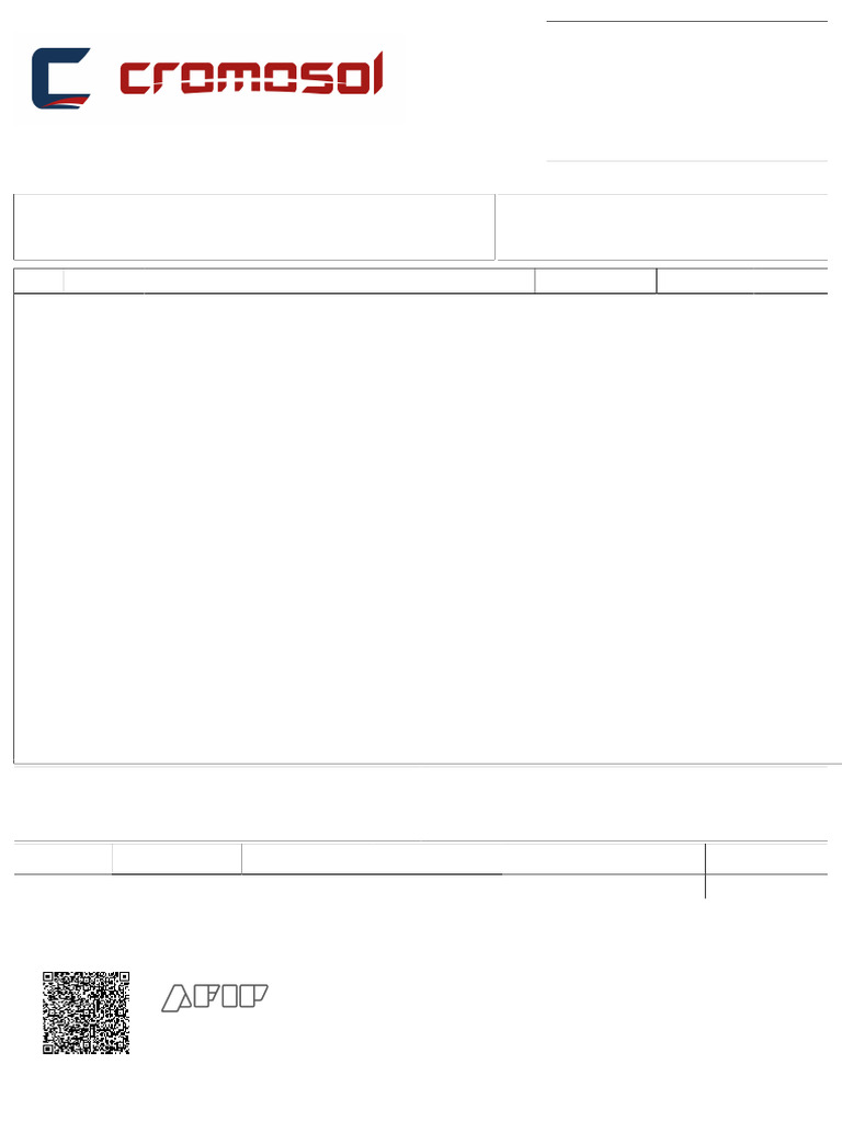 Factura Cromosol S.A. - 03/03/2023 | PDF