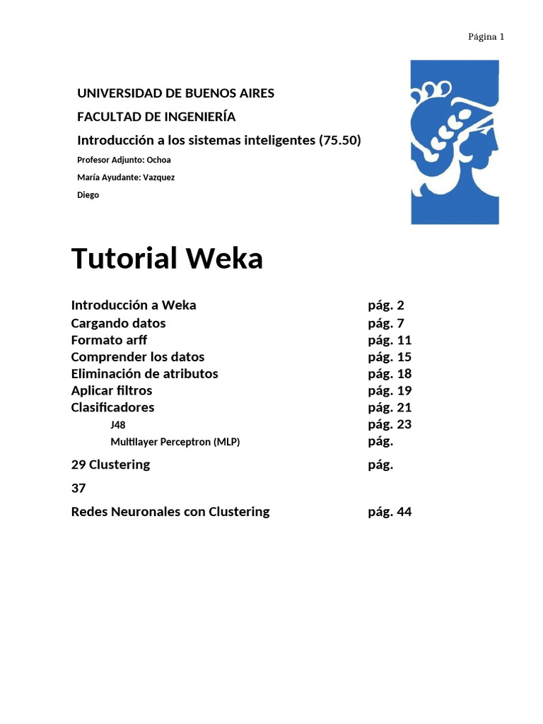 Intro Weka | PDF | Datos | Aprendizaje automático