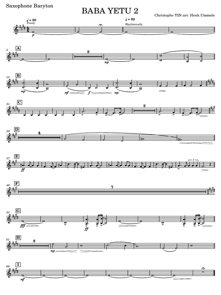 BABA_YETU_2-Saxophone_Baryton | PDF | Grammy Awards