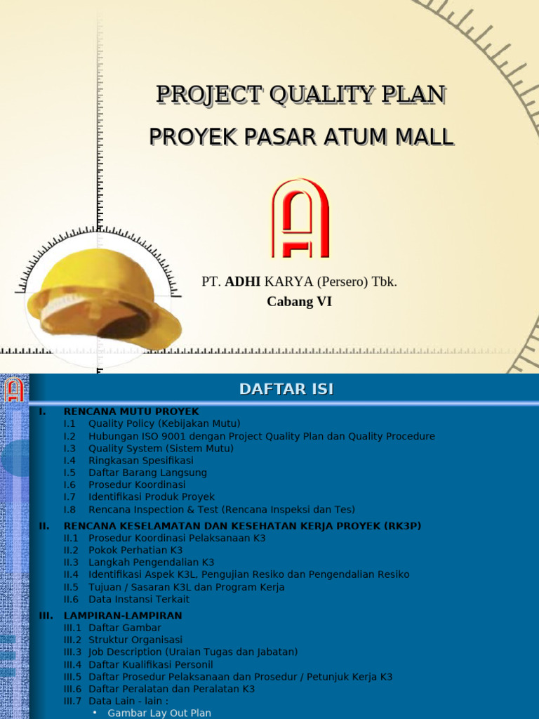 PROJECT-QUALITY-PLAN | PDF