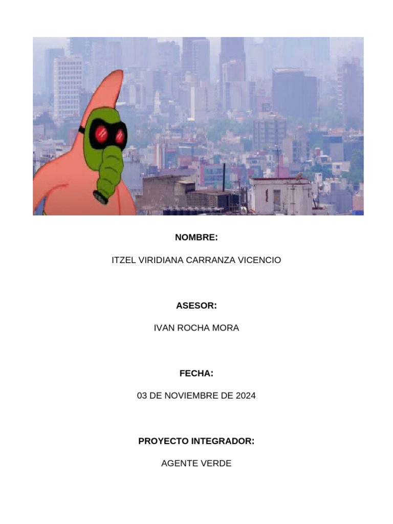 Proyecto Integrador: Agente Verde | PDF