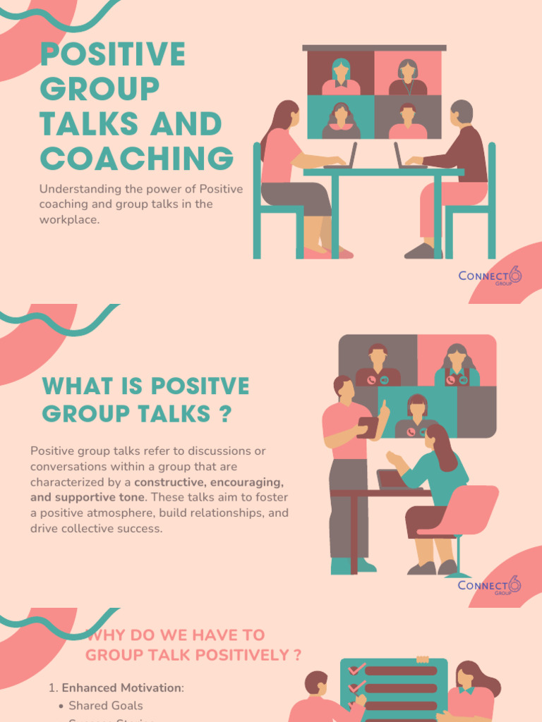 Positive Group Talks and Coaching | PDF | Team Building | Psychological ...