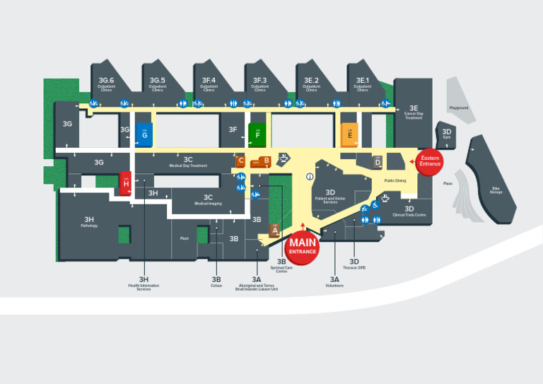 Level 3 - RAH - Incl Public Toilets | PDF | Patient | Clinic