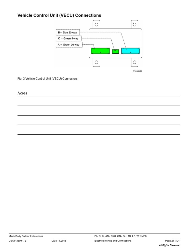 VECU Pin Layout and Connections | PDF | Motor Vehicle | Mechanical ...