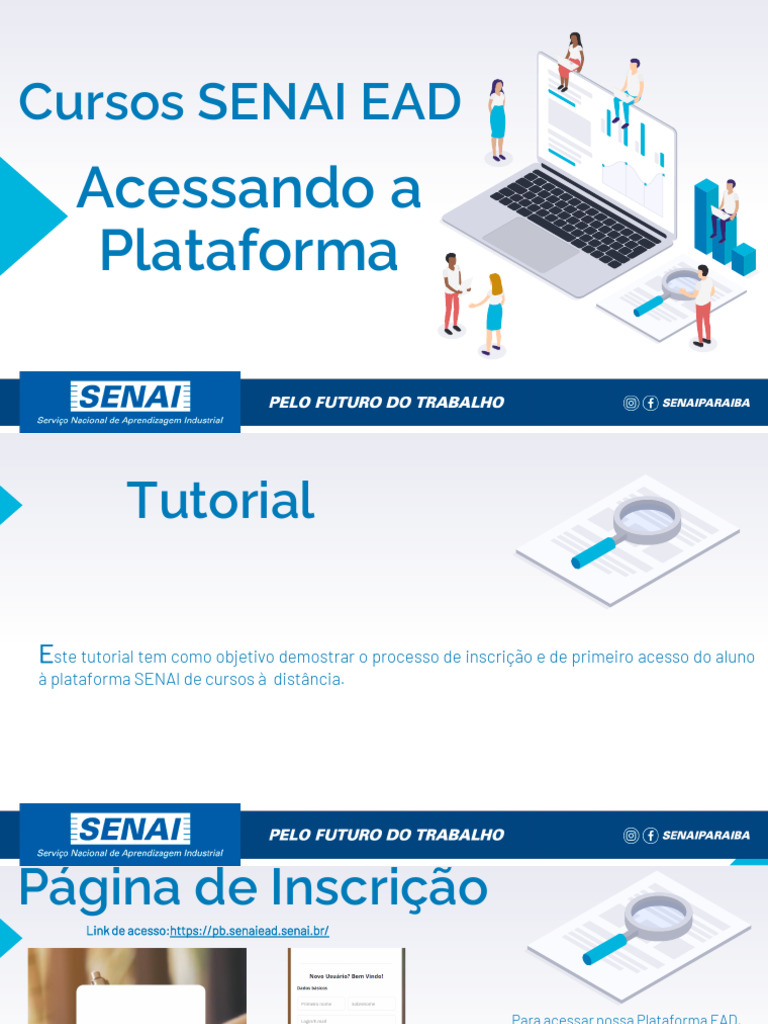 Tutorial Plataforma LMS - Senai Citi-Cam PDF | PDF