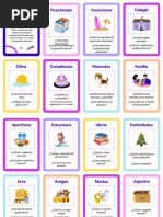 Juego Tabú Vocabulario de La Casa | PDF