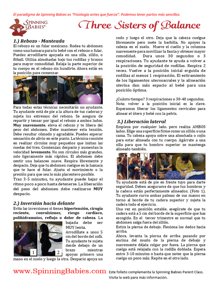 Spinning Babies 3 Sisters Español | PDF