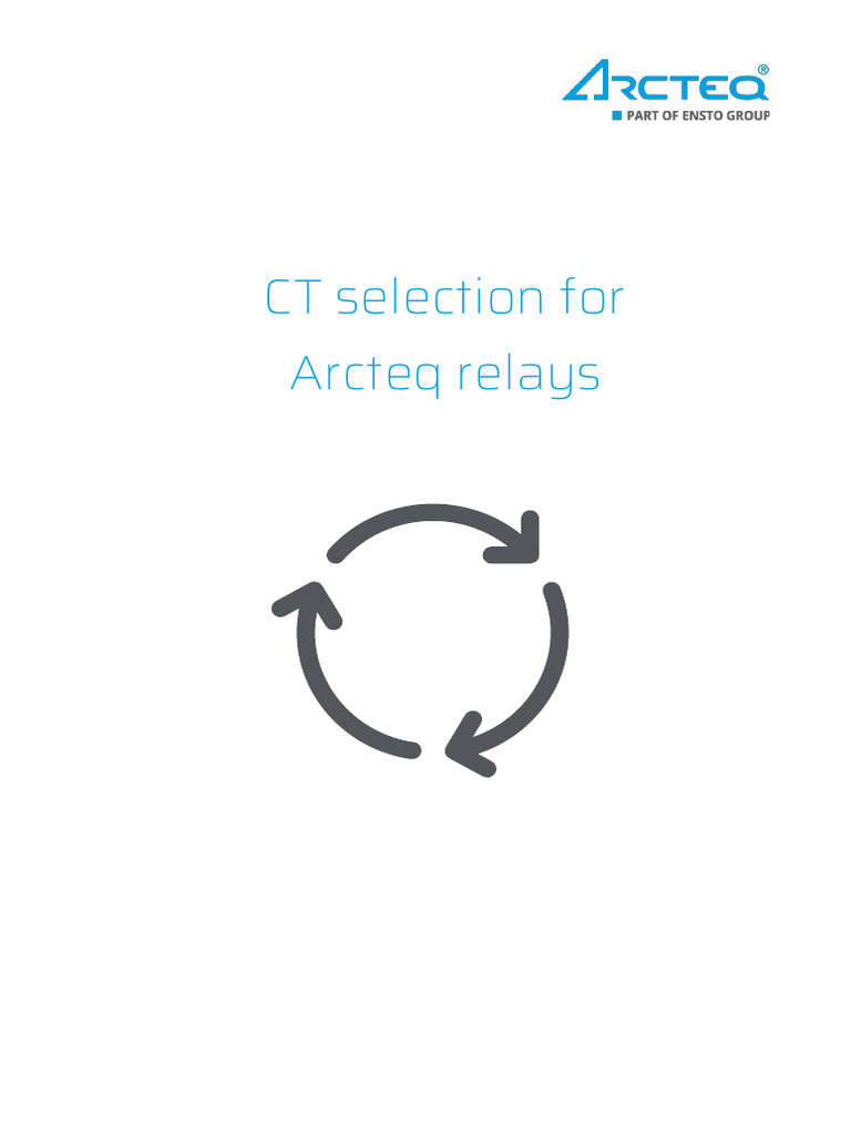 CT Selection for Arcteq Relays AN00003 Copy | PDF | Resistor | Relay