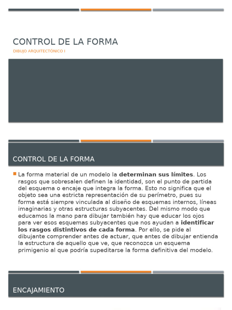 Tema 7 Control de La Forma | PDF | Geometría | Dibujo