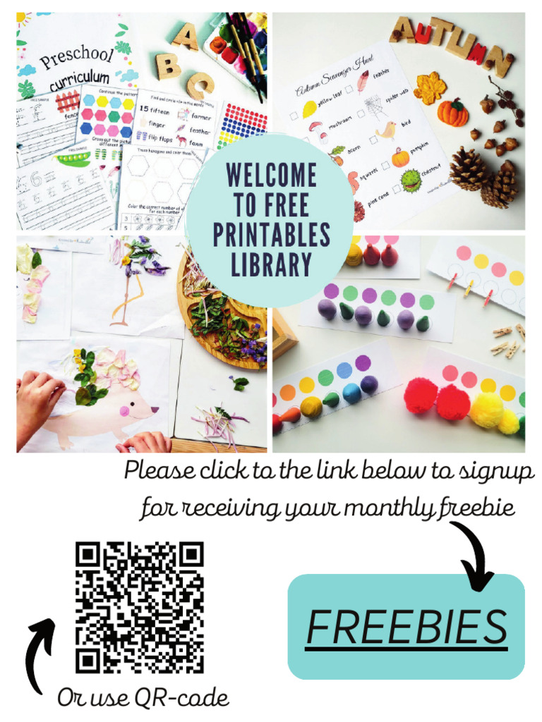 Monthly Freebie Signup Guide | PDF