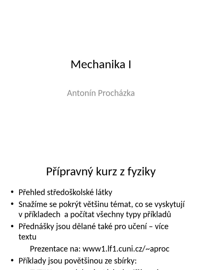 Fyzika_1 | PDF