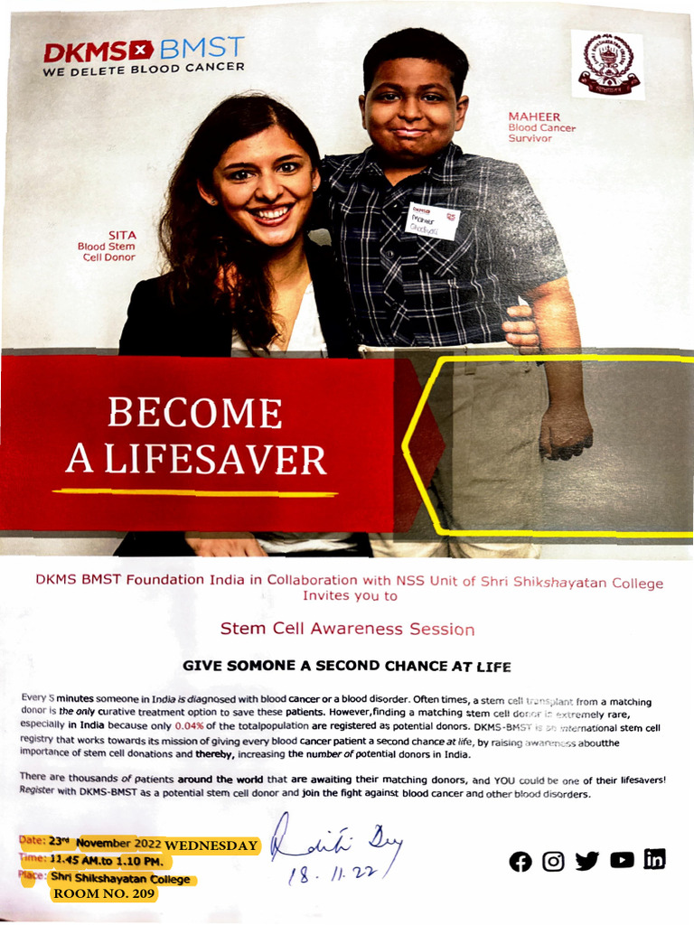 Stem Cell Awareness Poster | PDF