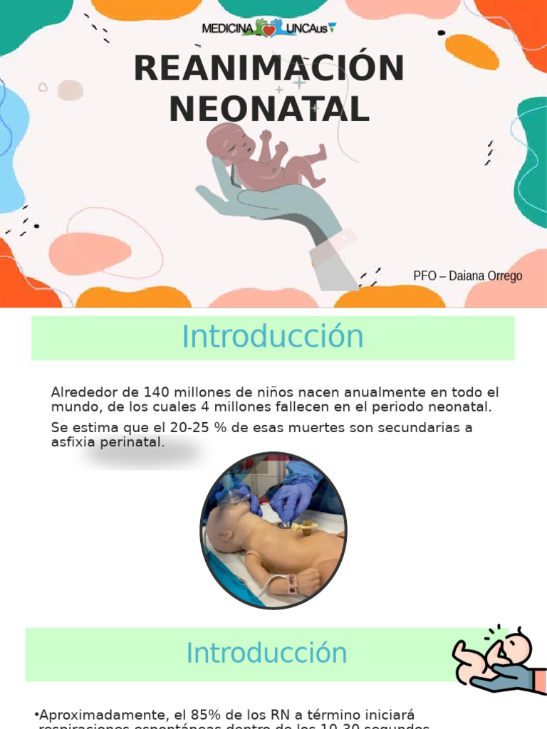 Reanimación Neonatal: Guía Práctica | PDF | Reanimación cardiopulmonar ...
