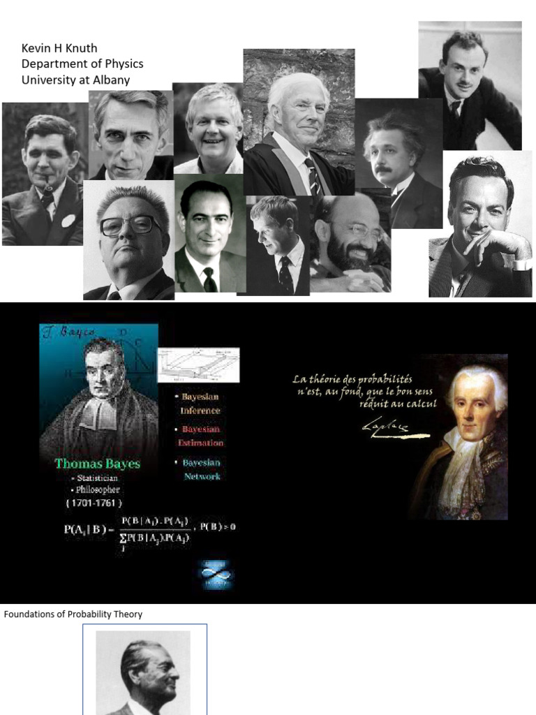 From The Foundations of Probability Theory To Physics | PDF ...