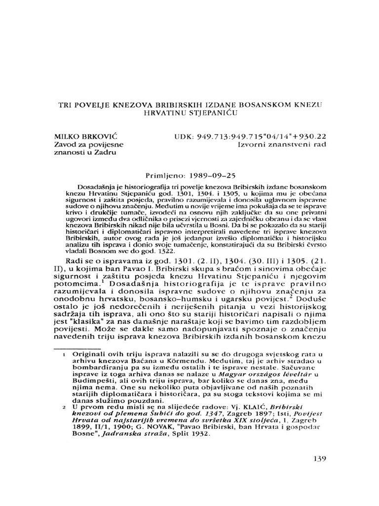 Brkovič Srbija | PDF