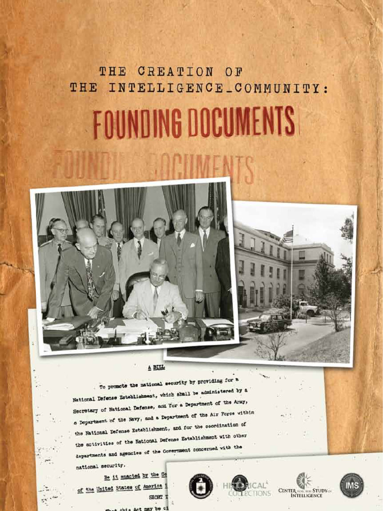 The Creation of The Intelligence Community | PDF | Central Intelligence ...