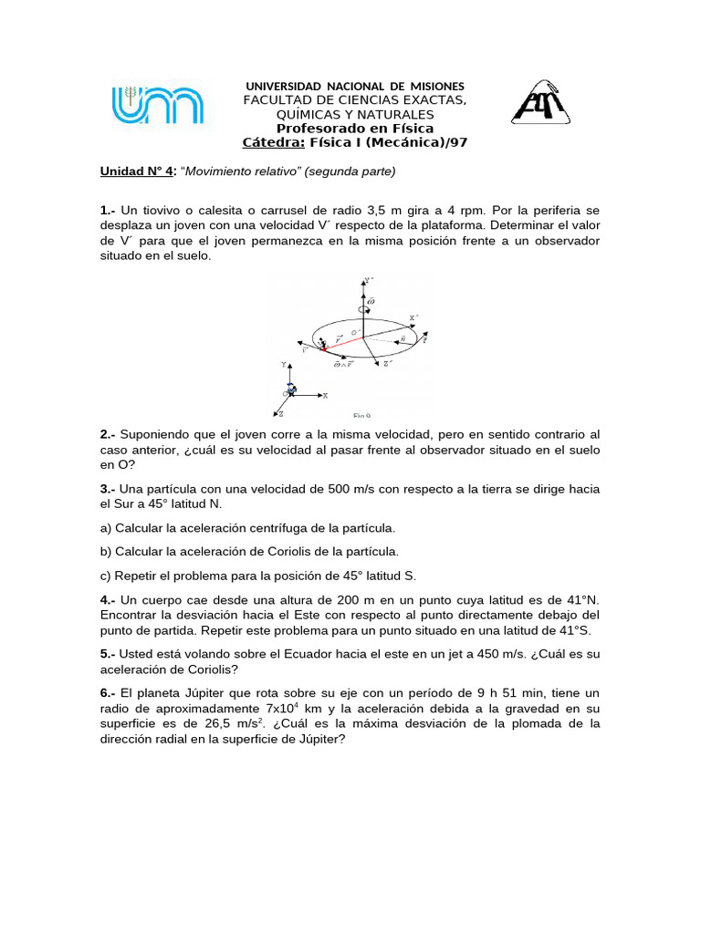 Unidad #4 Movimiento Relativo (Segunda Parte) | PDF