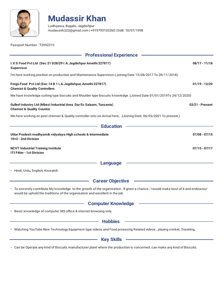 Mudassir Khan - Resume | PDF
