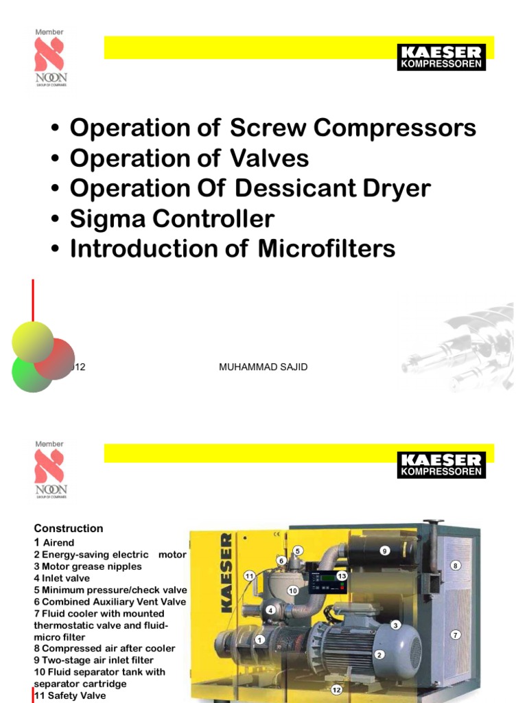 Kaeser Compressor and Valve (Of) - 11 | PDF | Valve | Filtration