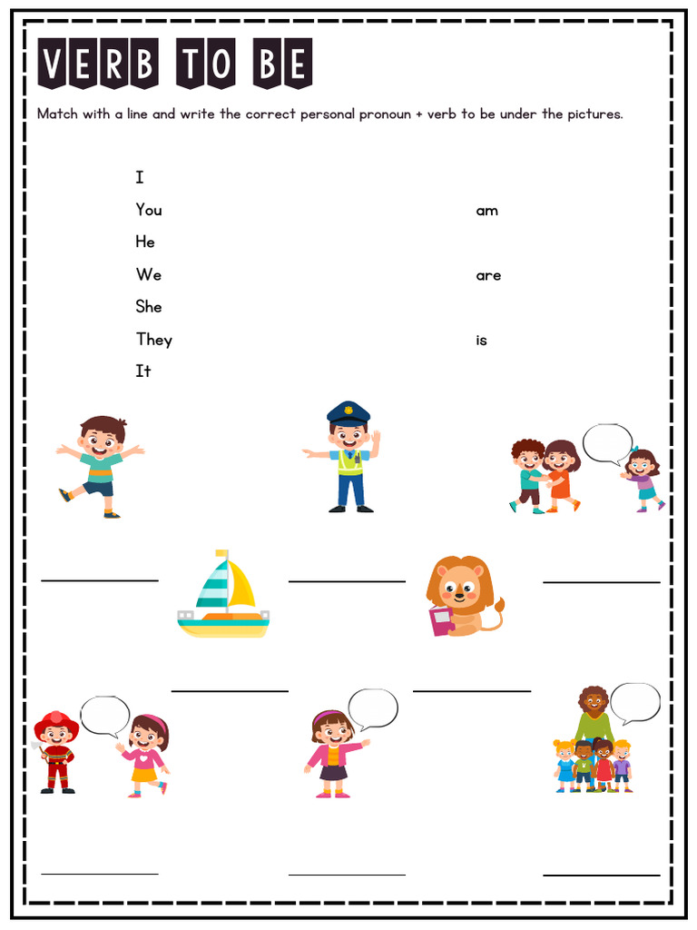 Verb To Be: Personal Pronouns Guide | PDF