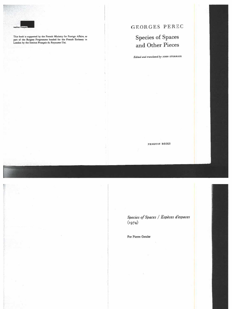 Perec Reading - Day 1 | PDF