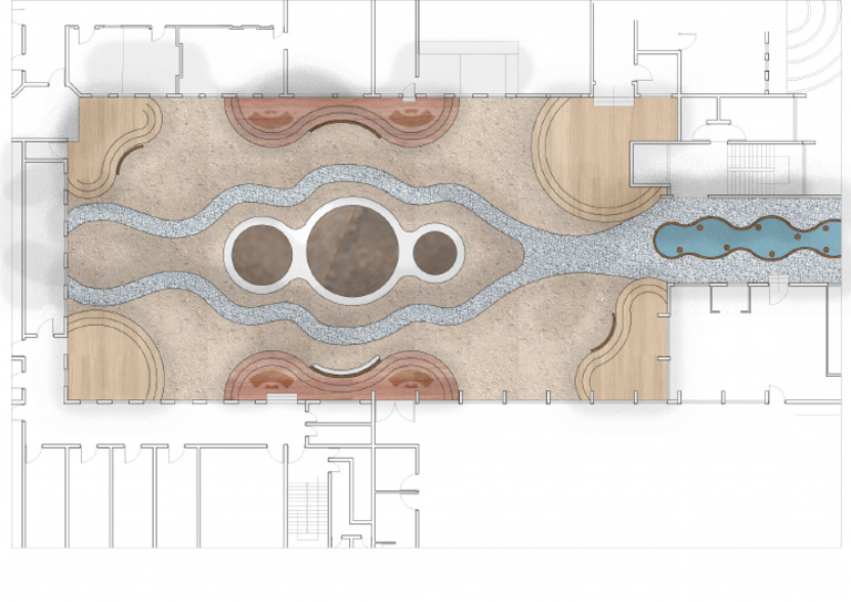 Courtyard Plan Rendered | PDF