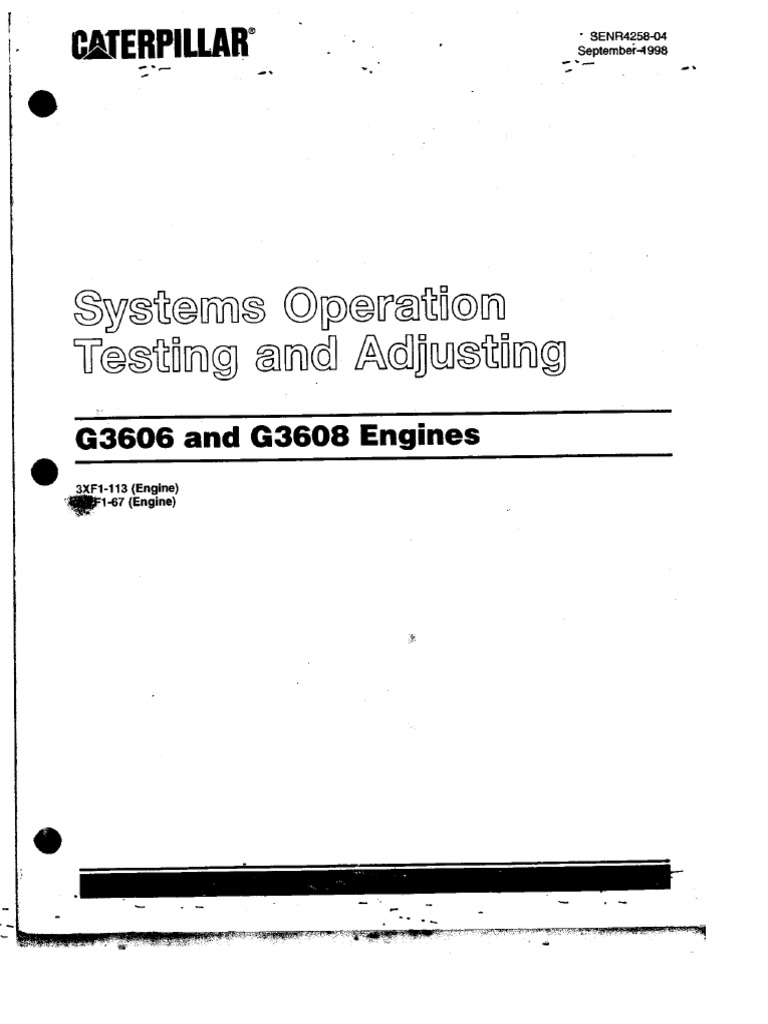 G3606 and 3608 Engines | PDF