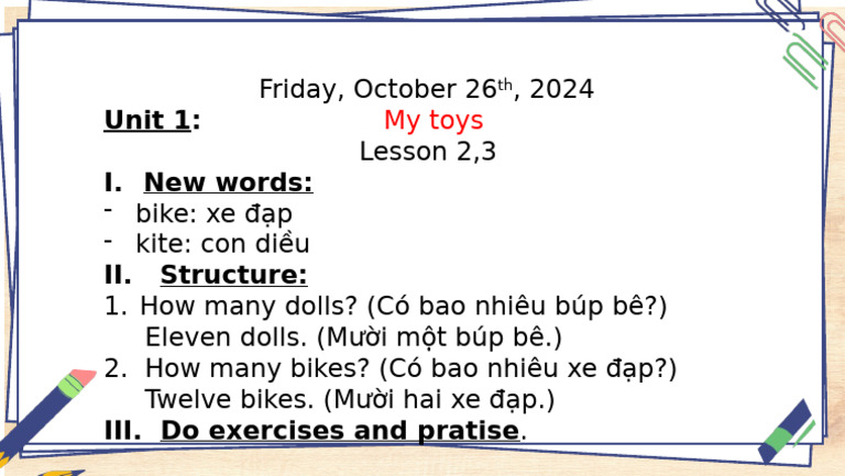 Dis 2-Unit 1 - Lesson 3 | PDF