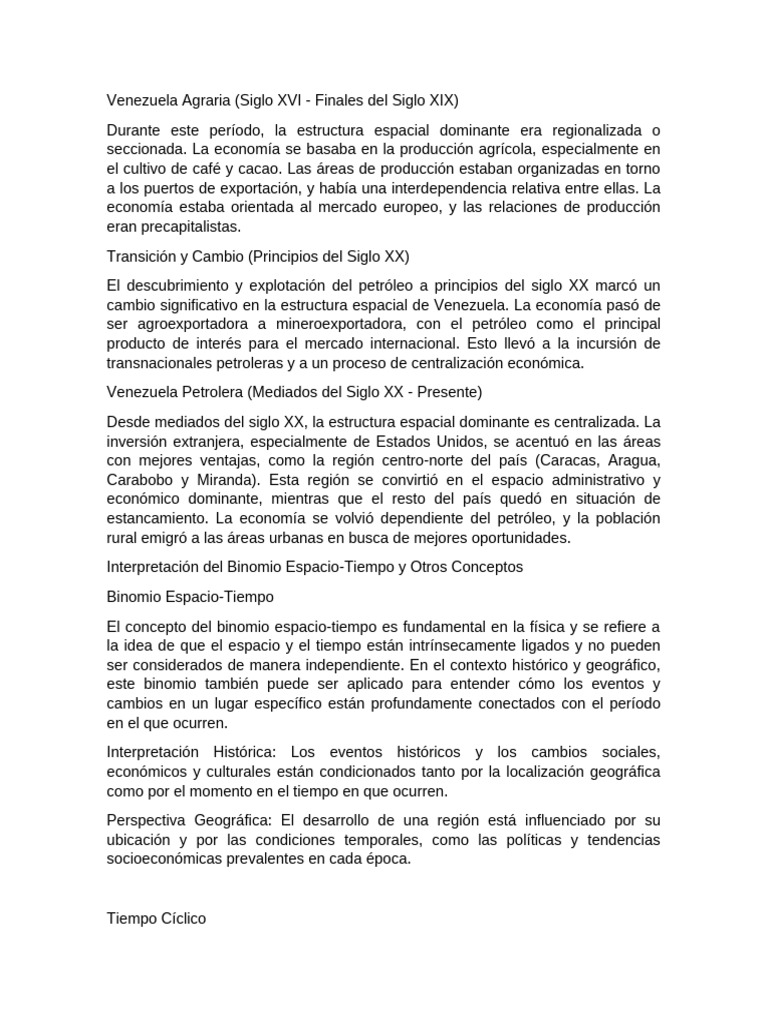 Geohistoria Unidad 2 | PDF | Venezuela | Geografía