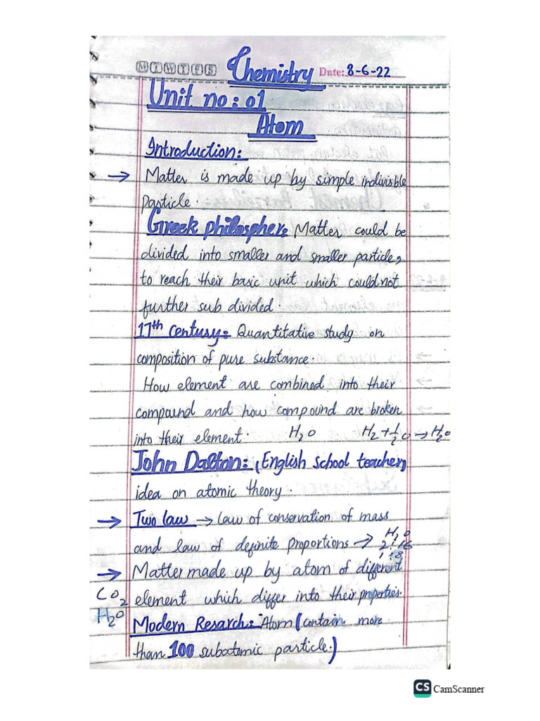 Chemistry Chapter One Complete Lecture.pdf | PDF