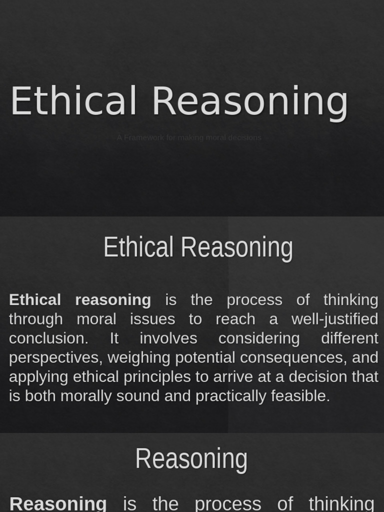 Ethical Decision-Making Guide | PDF | Reason | Justice