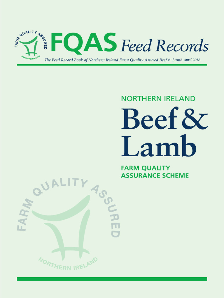 Feed Record Book 2018 Final | PDF | Animal Feed | Livestock