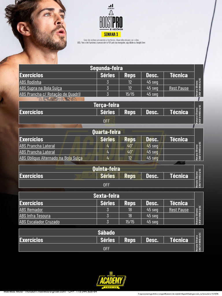 Planilha Boost PRO ABS Smartphone Semana3 | PDF