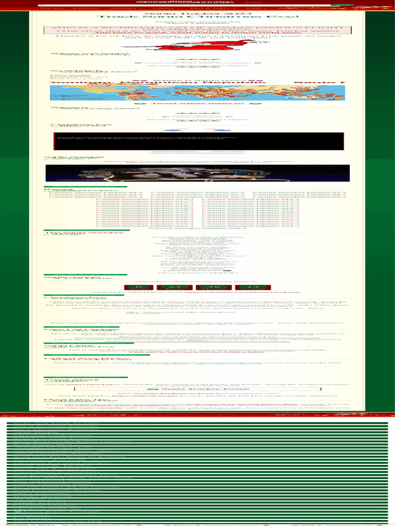 See Santa Tracker 2023 Again at EmailSanta - Com! 24 | PDF | Santa ...