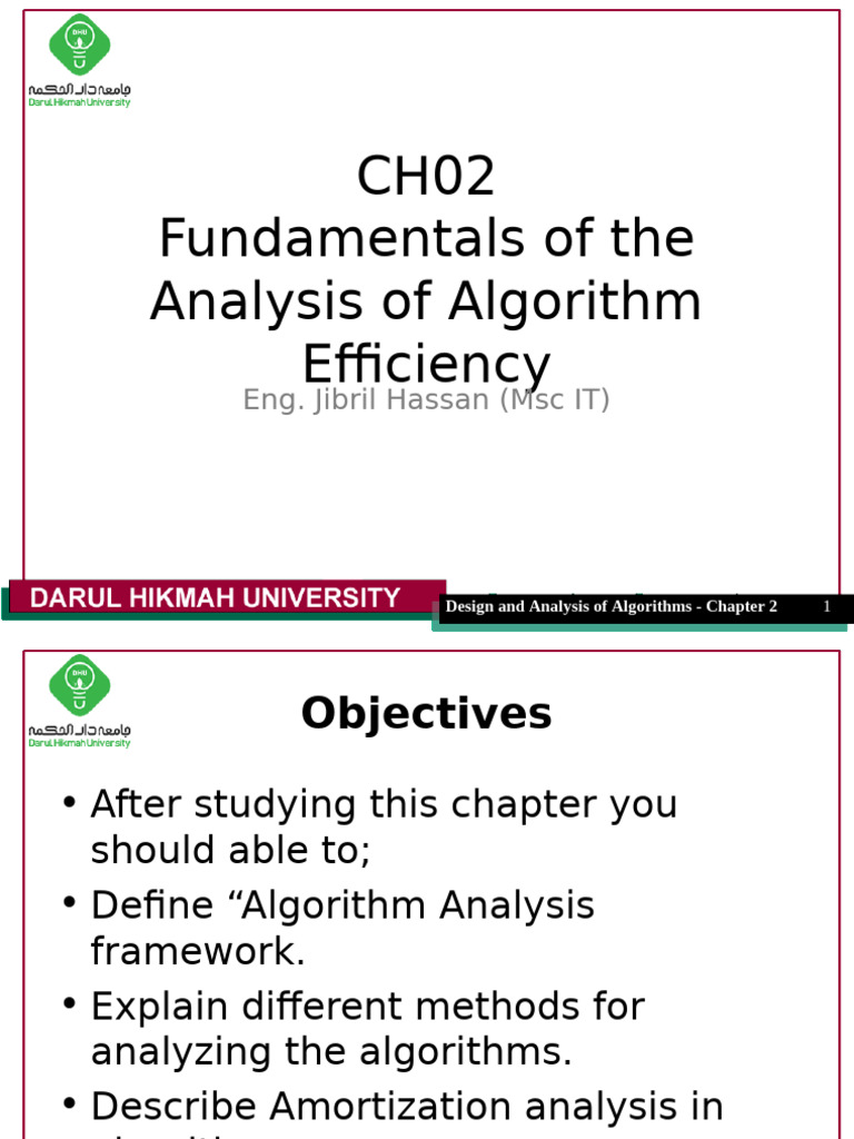ch02 | PDF | Time Complexity | Algorithms