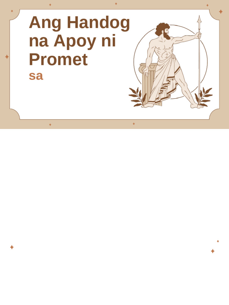 Promet Ni Apoy Na Ang Handog | PDF