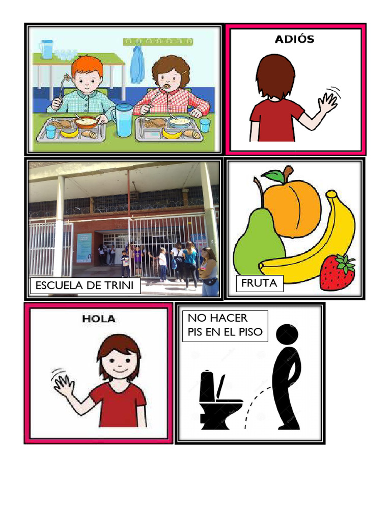 Pictogramas Escuela 2 | PDF