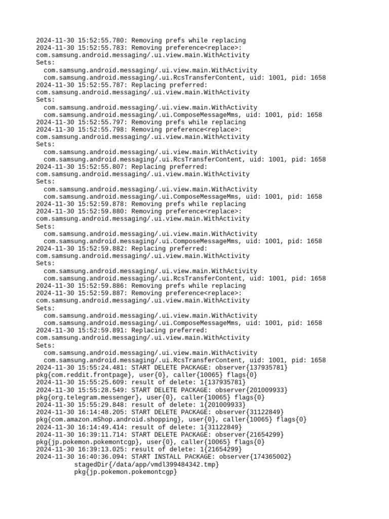 PM Debug Info | PDF | Android (Operating System) | Software