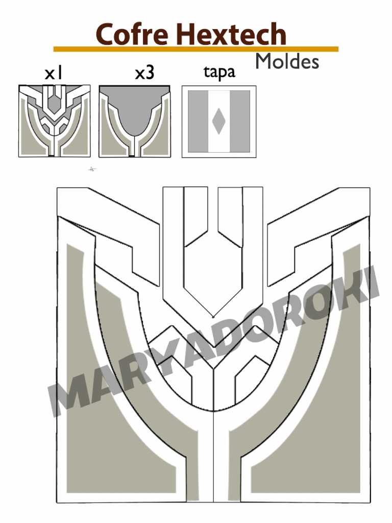 Pdfcoffee.com Moldes Caja Hextech PDF PDF Free | PDF
