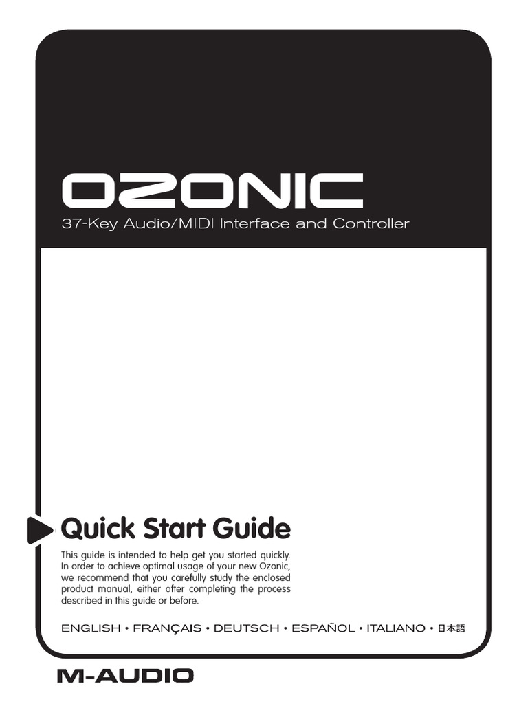 Ozonic: Quick Start Guide | PDF | Device Driver | Booting