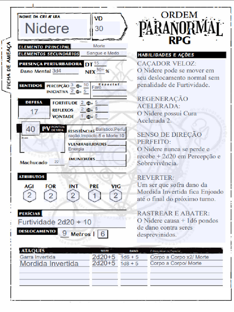 Documentos RPG | PDF