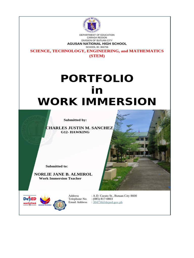 IMMERSION ACTIVITY | PDF | Learning | Information Sensitivity