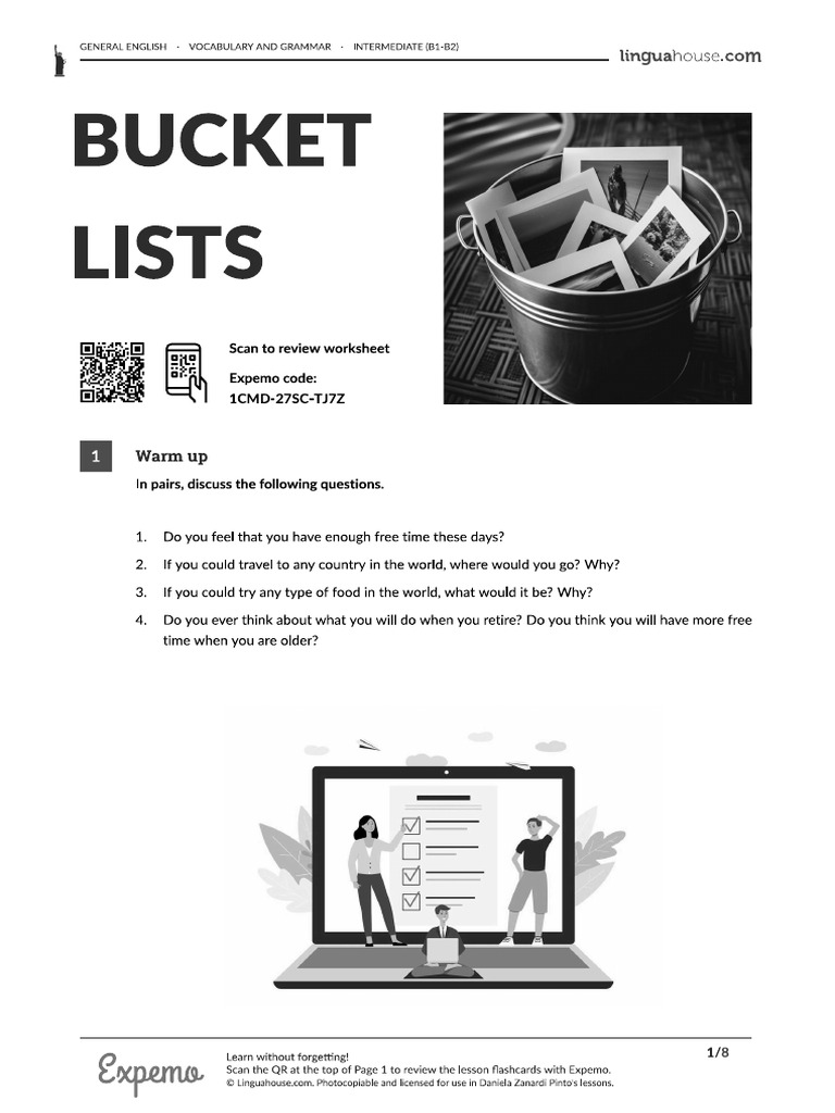 Bucket list answers | PDF Bucket list answers | PDF