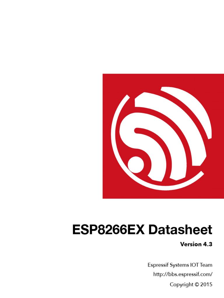 0A-ESP8266 Datasheet EN v4.3 | PDF | Analog To Digital Converter | Wi Fi