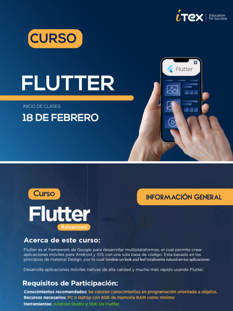 Curso Flutter: Desarrollo Móvil Rápido | PDF | Android (sistema operativo) | Aplicación movil