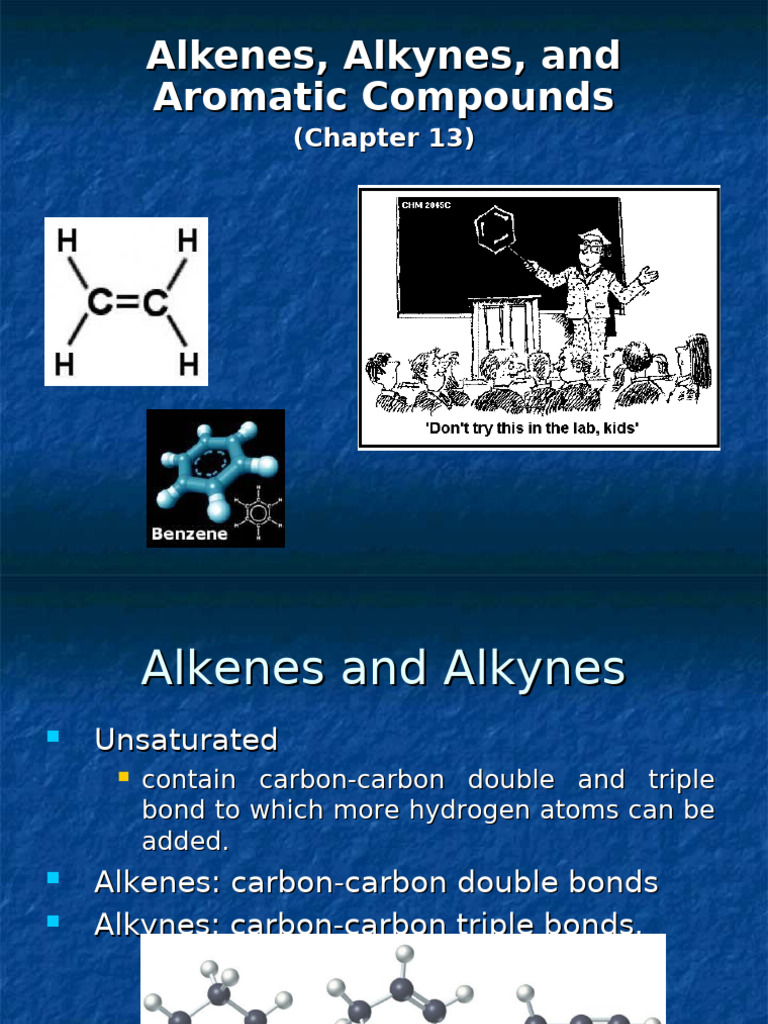 Alkenes, Alkynes, and Aromatic Compounds | PDF | Alkene | Fatty Acid